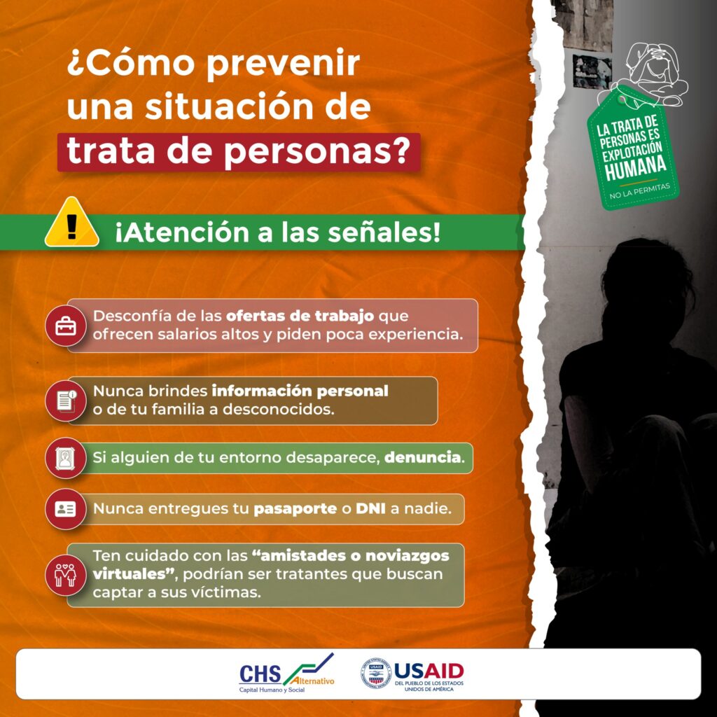 La trata de personas es explotación – ::: CHS Alternativo