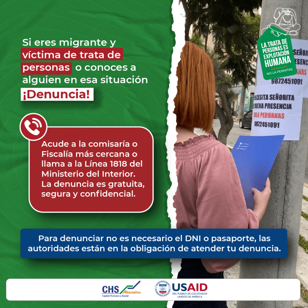 La trata de personas es explotación - CHS Alternativo