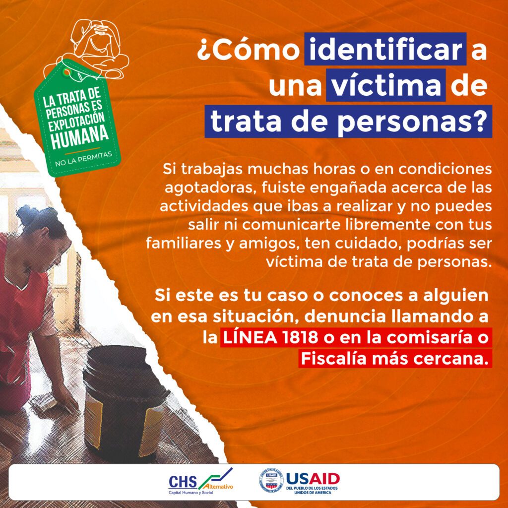 La trata de personas es explotación - CHS Alternativo